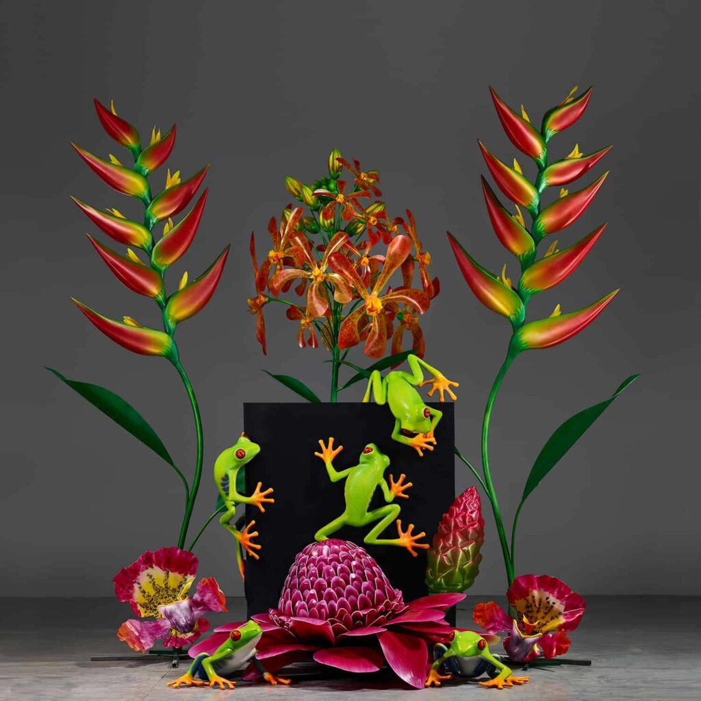 3D Printed Flowers - Bellagio Gardens - Studio Artefact