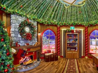 Santa’s Elevator Express - Natick Mall Holiday Experience - Studio Artefact